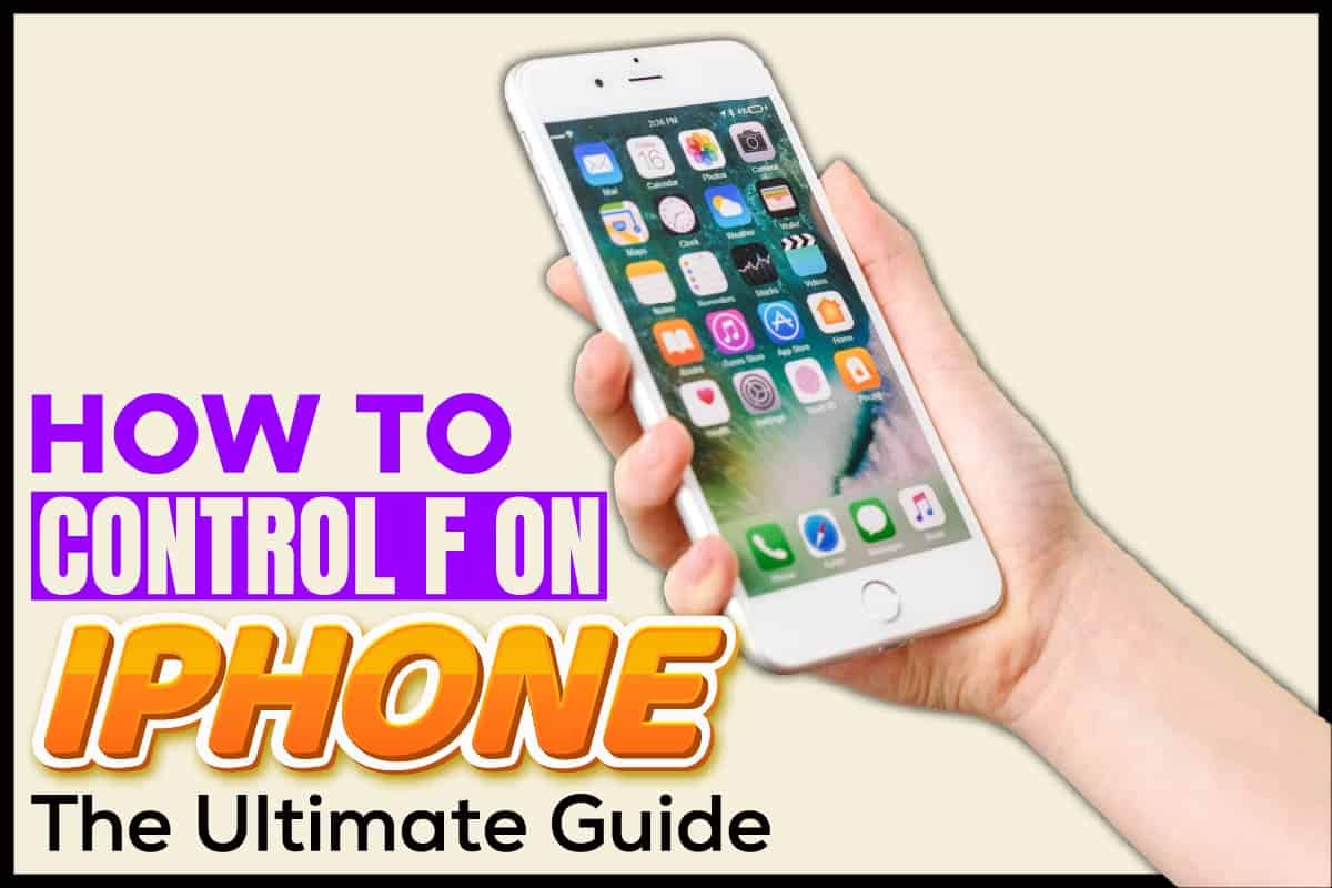 How To Control F On IPhone The Ultimate Guide Johnny Holland