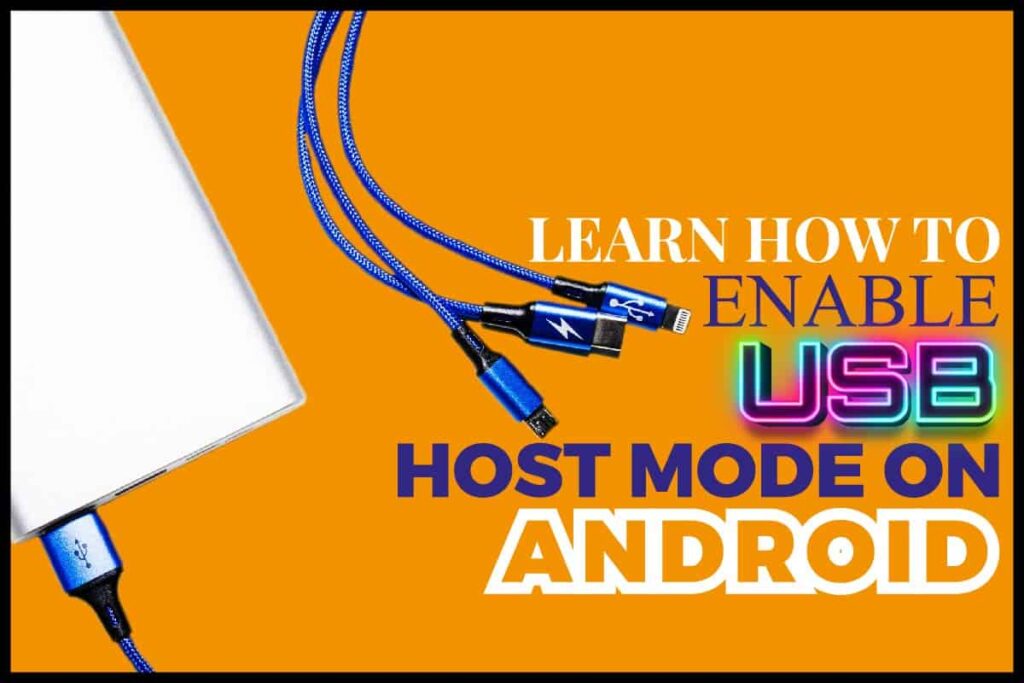 Learn How To Enable USB Host Mode On Android - Johnny Holland
